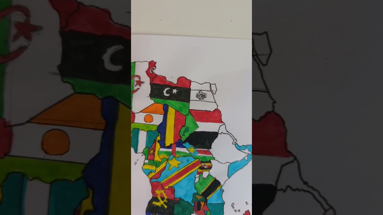 Map of Africa - Egypt #country #flag #africa #egypt
