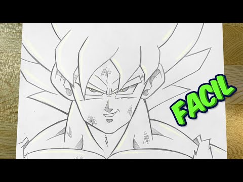 Como Dibujar a Goku Super Saiyan 1 Paso a Paso | Tutorial de Dibujo a Lápiz