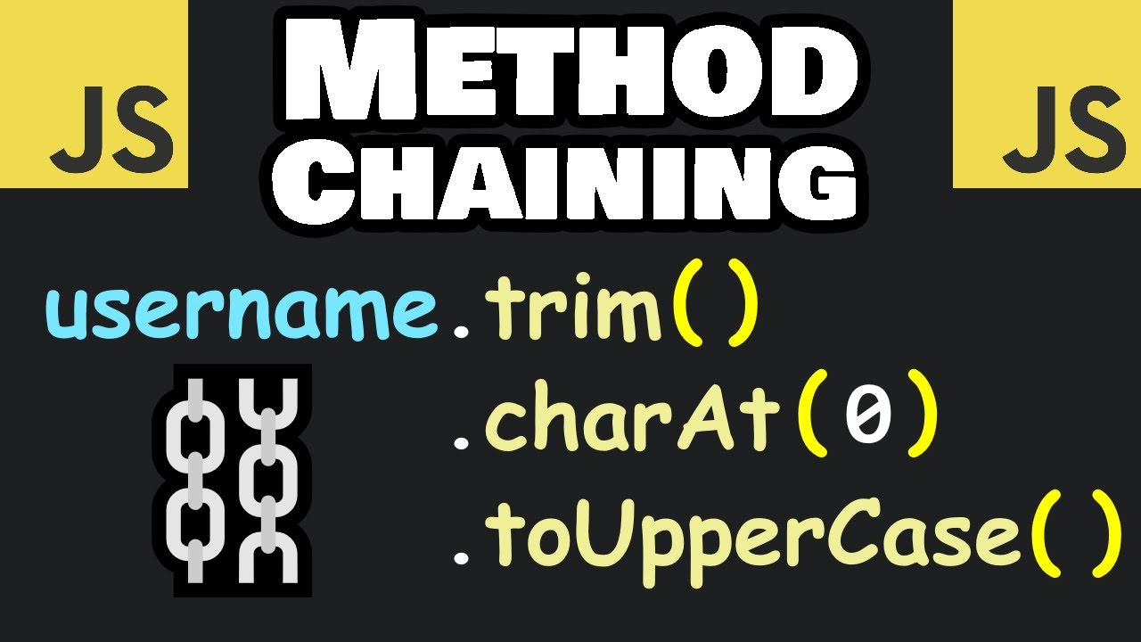Learn JS METHOD CHAINING in 5 minutes! ⛓