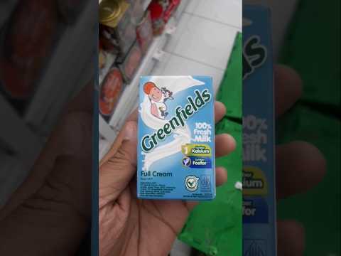 #shorts | jajan susu greenfileds Full cream enak banget #susu #greenfield#cream #viral