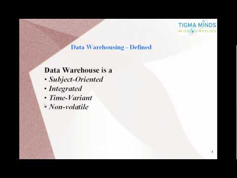 Datawarehouse Concepts - Part 1