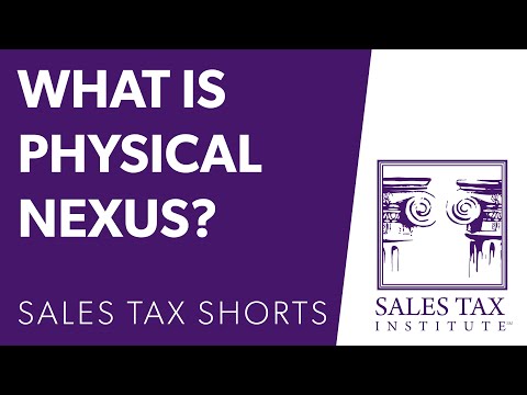 What is Physical Nexus? | Sales Tax Shorts