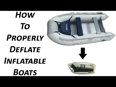 How to Properly Deflate Inflatable Boats | RIBRAVE