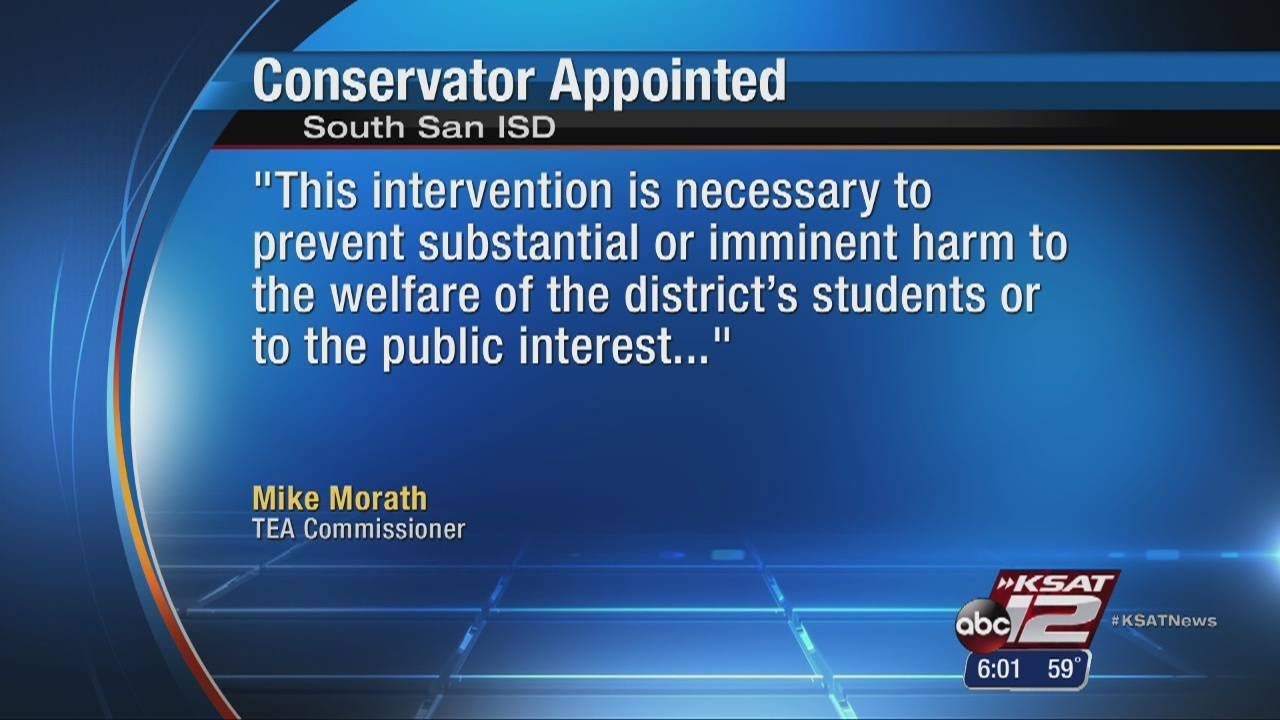 VIDEO: TEA appoints conservator to oversee South San ISD