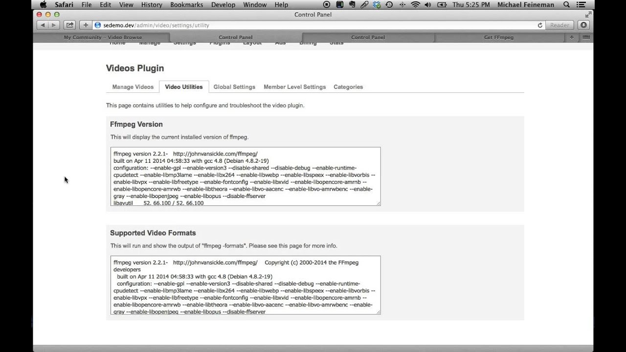 SocialEngine: How to Set Up Your FFMPEG