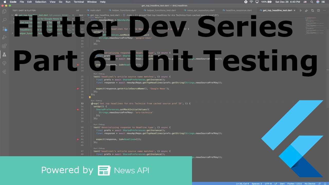 Flutter Dev Series Part 6: Unit Testing