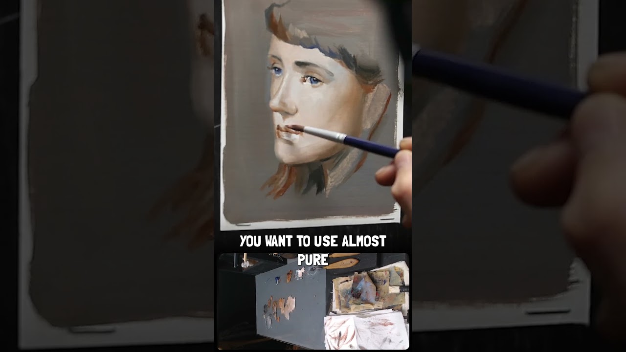 You Can Paint a Portrait with Only 3 Pigments  #paintingtechniques  #art  #oilpainting