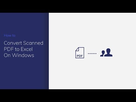 Convert Scanned PDF to Excel on Windows with PDFelement