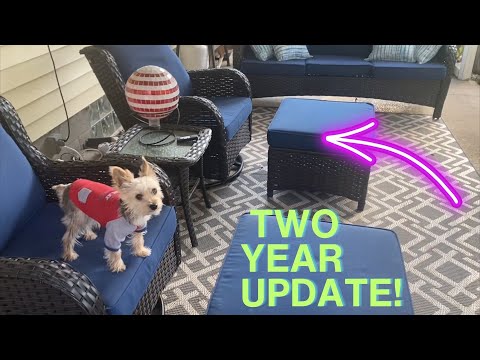 XIZZI Patio Furniture Outdoor Furniture All Weather Wicker 6 PCS Patio Review - Link in Description
