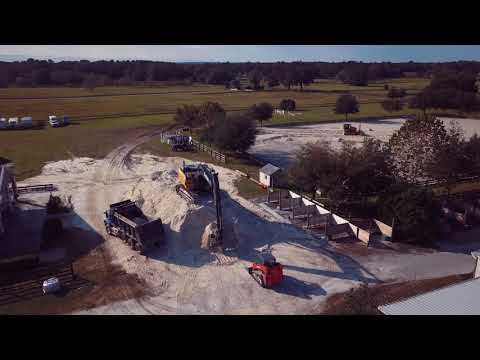All weather outdoor arena Ocala, Florida, USA
