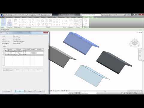 Revit Architecture - Roof Design Tutorial | Roof Types