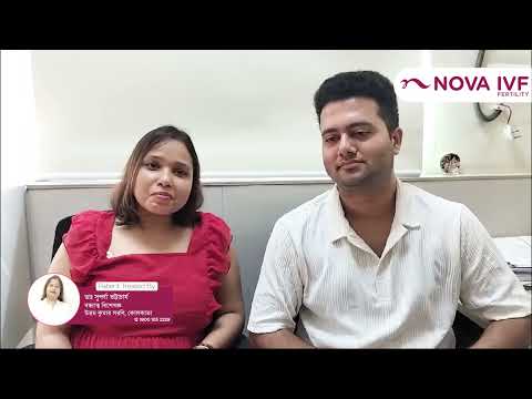 The couple conceived after IVF treatment by Dr. Suparna, IVF specialist, Nova IVF Kolkata