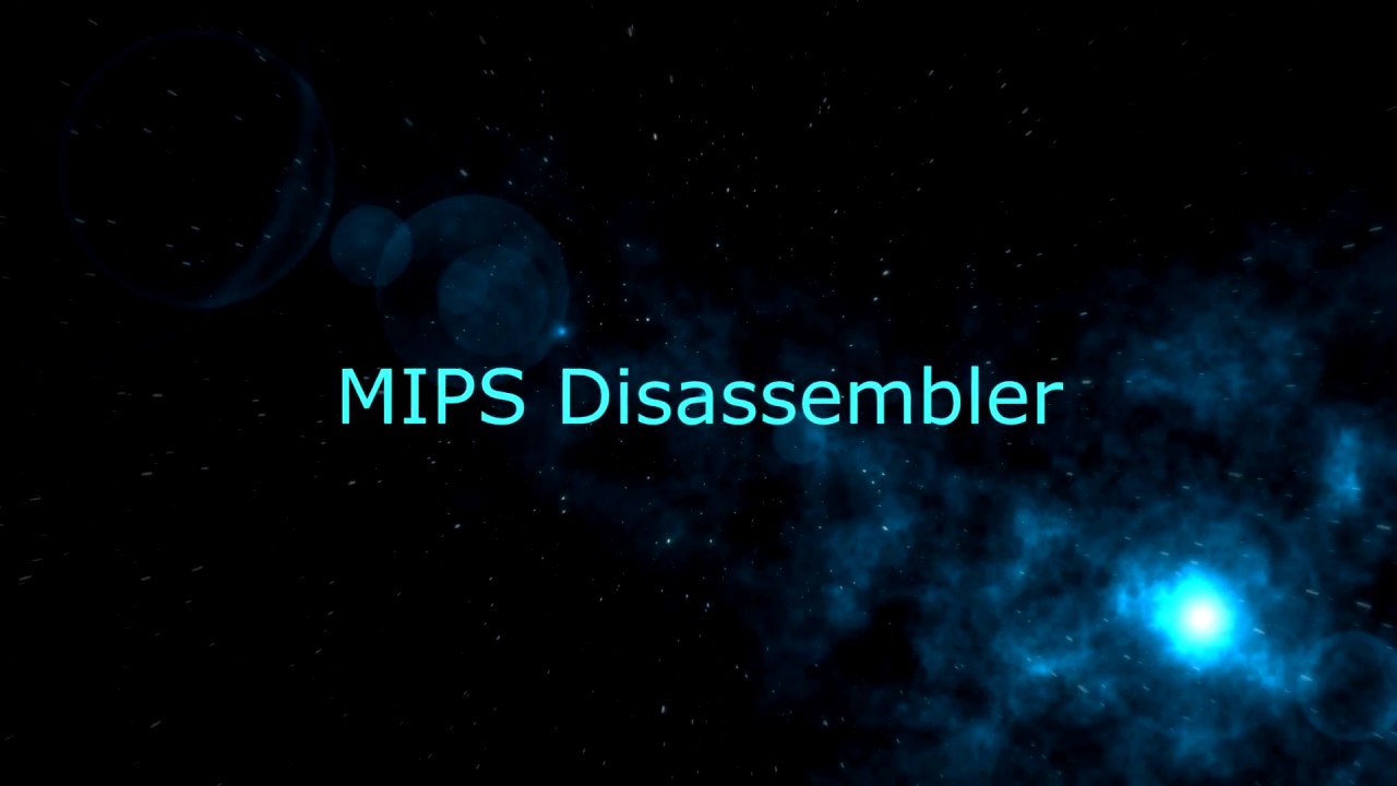 MIPS Disassembler