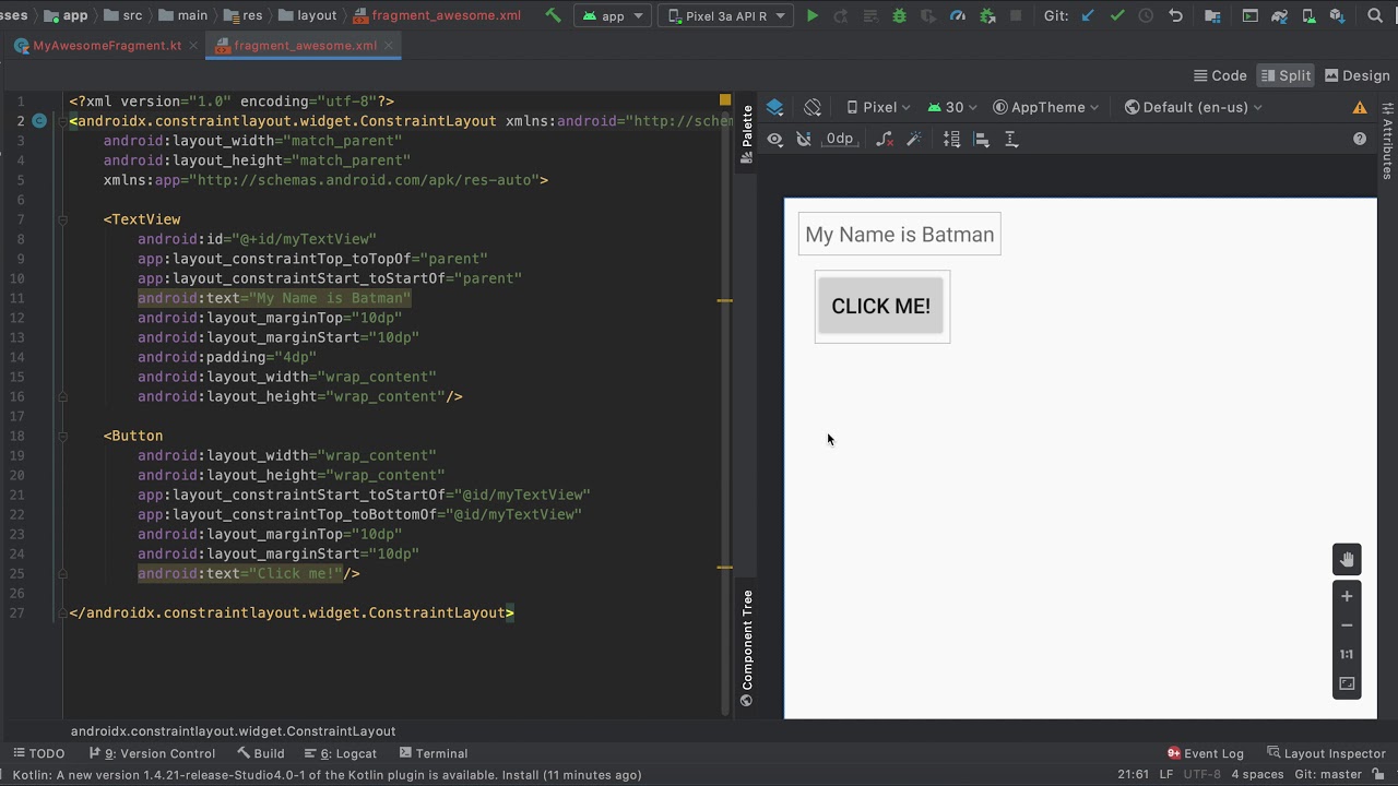 Android - Constraint Layout Basics