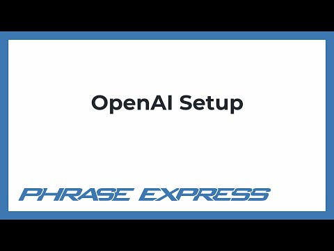OpenAI API key registration