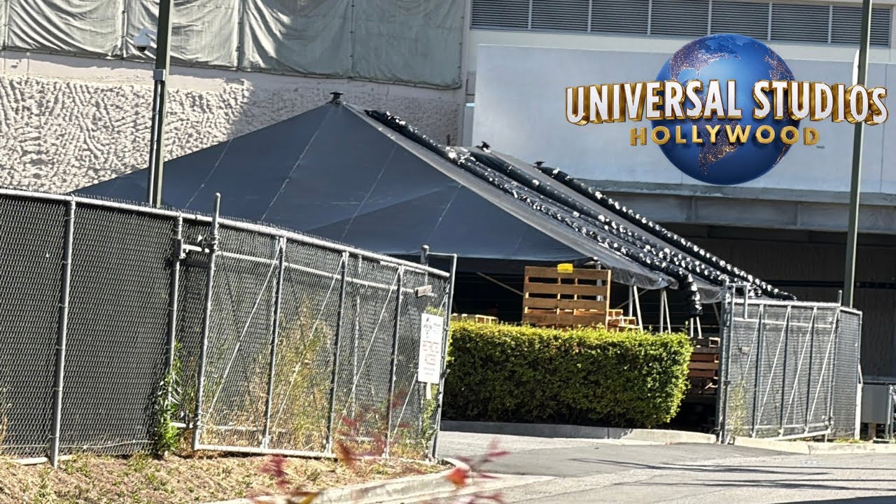 Universal Studios Hollywood Updates - Last HHN Tent Went Up & Tons Of Mutli Train F&F Testing