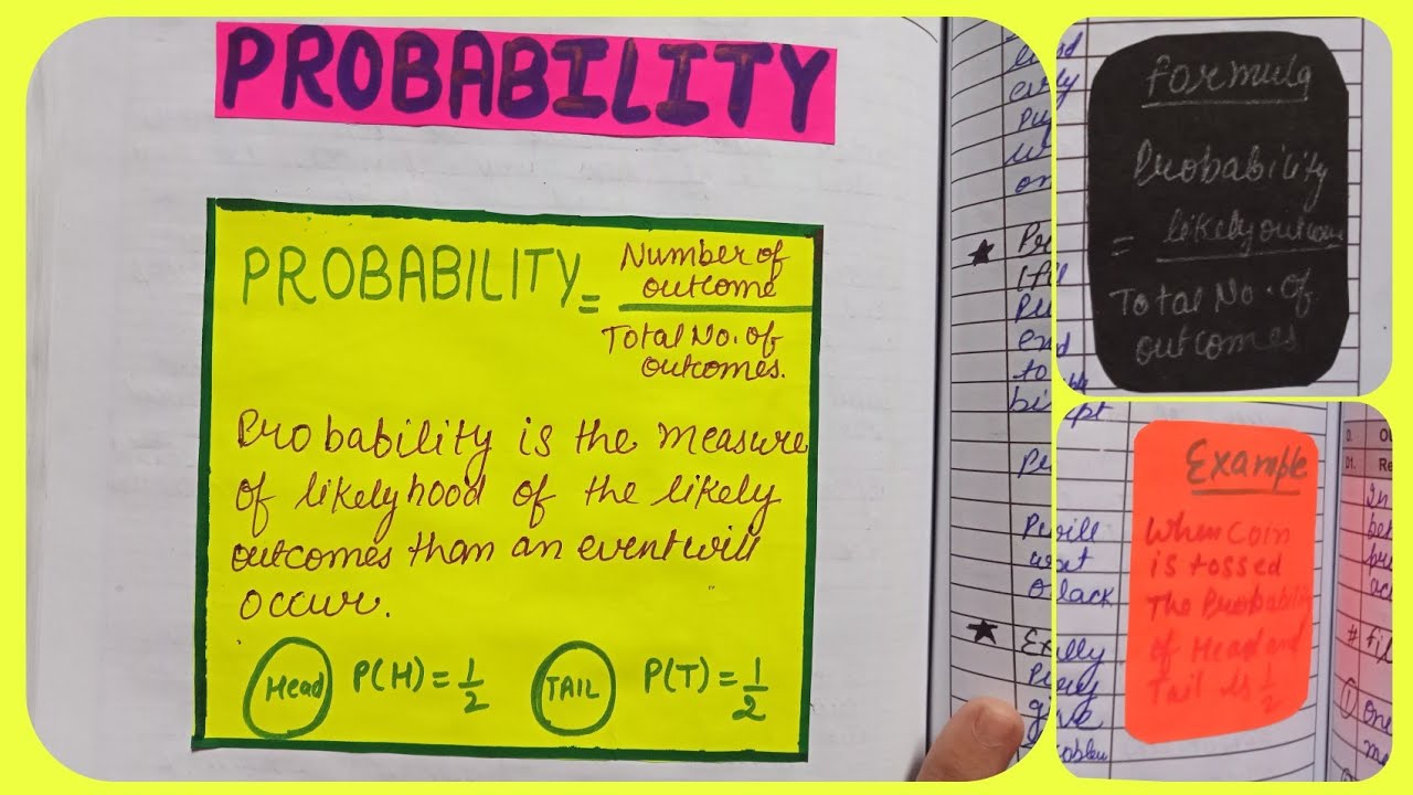 Lesson plan of Probability of class 8th for class B.Ed, Ett , D.Eled, teaching plans