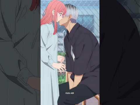 "There Frist kiss 😘😍" Yuki itose and Itsuomi Nagi❤️ -[ A sign of affection ep 7 ]