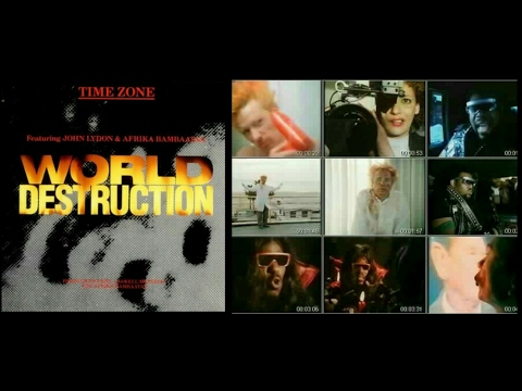 Afrika Bambaataa Feat John Lydon –World Destruction (1984) Time Zone–