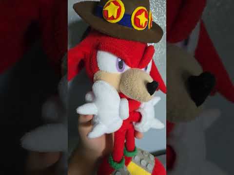 Custom sanei Knuckles hat #sonic #sonicthehedgehog #knucklestheechidna #sonicplushvideo #knuckles