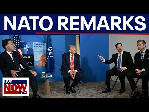 Trump discredits US intelligence report during NATO questions on Iran