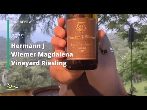 Wine Review: Hermann J  Wiemer Magdalena Vineyard Riesling 2015