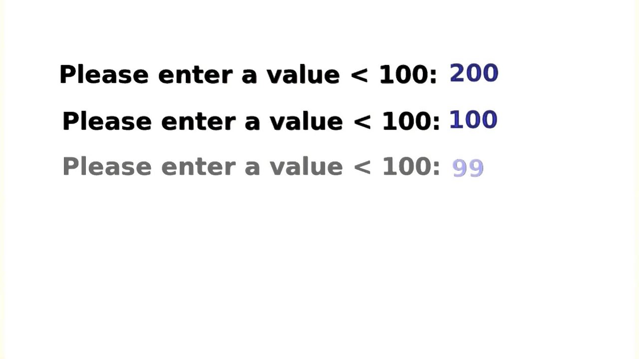 Input Validation - Intro to Java Programming