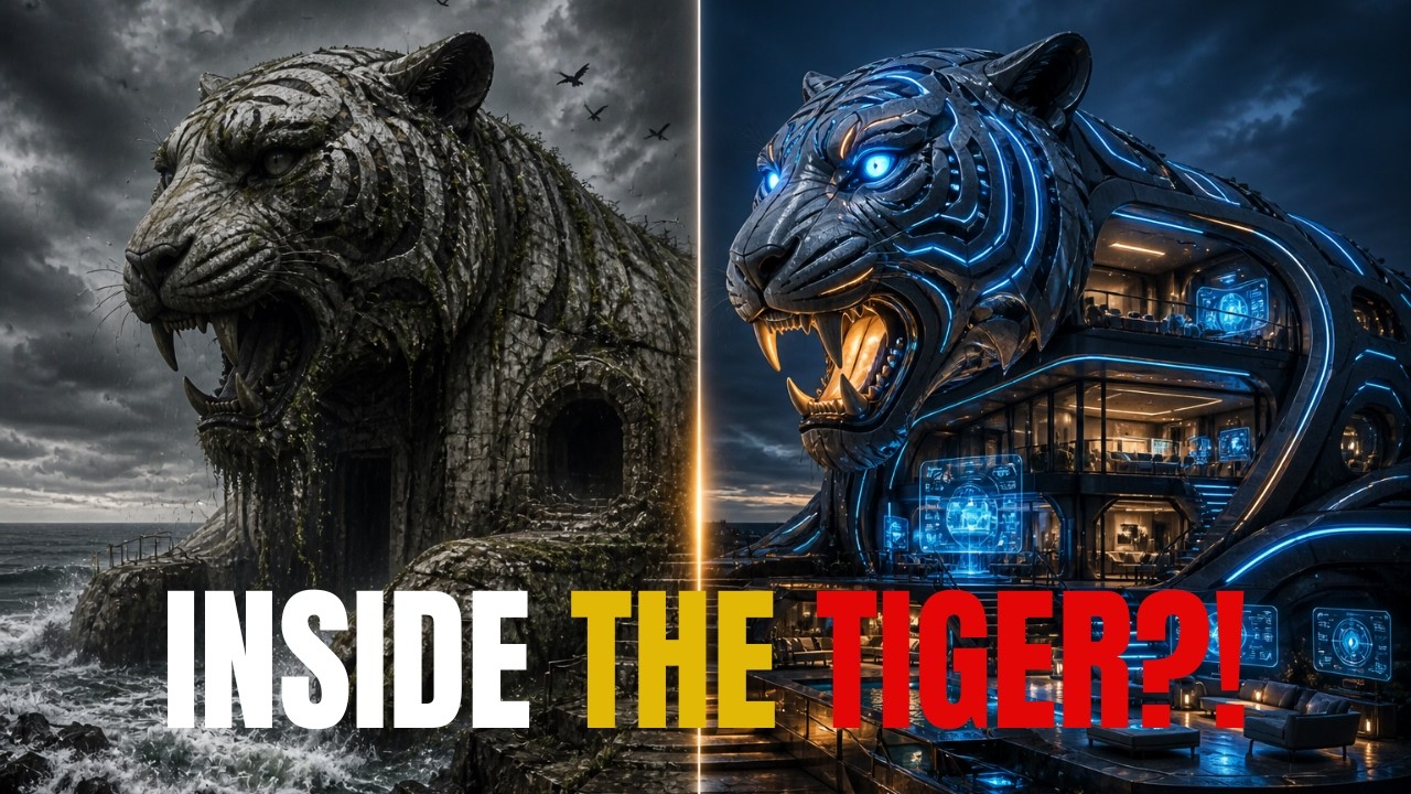 What’s Inside This Giant Sea Tiger?  A Luxury High-Tech Dream Home..