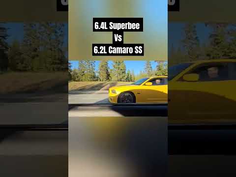 2012 Charger SRT SuperBee Stock vs 2014 Camaro SS intake/exhaust