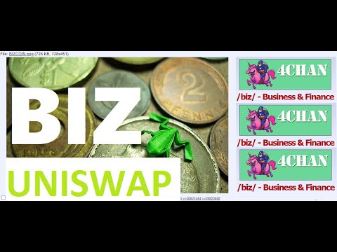 Uniswap fees discussion on 4Chan BIZ