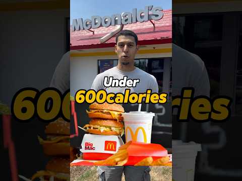 McDonald’s Low Calorie, High Protein Meal🍔