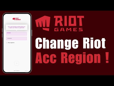 How to Change Riot Account Region ! 2024