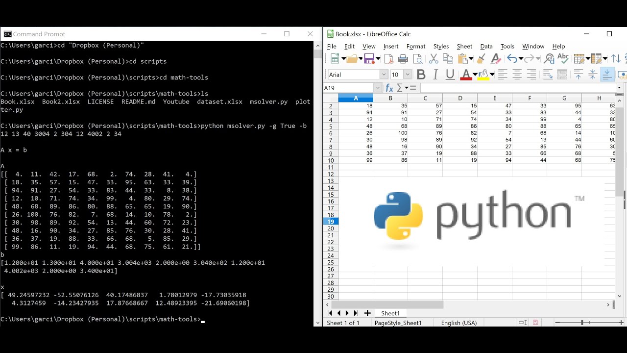A Python (Ax = b) Matrix Solver (No MATLAB needed)