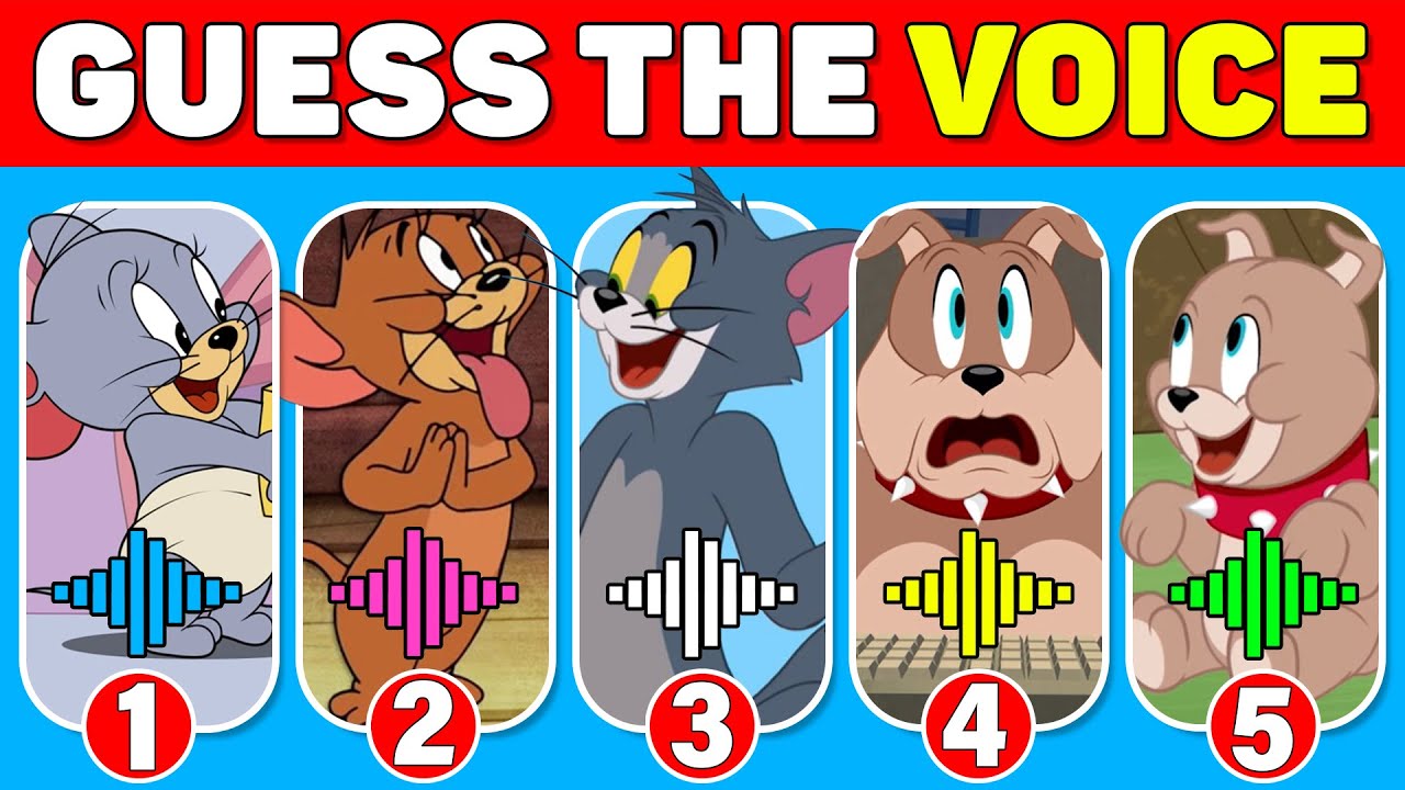 Guess the TOM and JERRY Characters by Their Voice - Quiz for Fans!