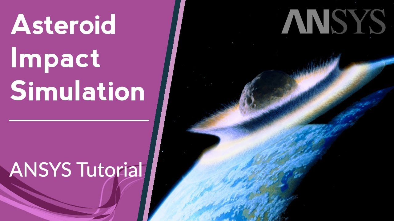 ⭐ Asteroid Impact Simulation | ANSYS tutorial