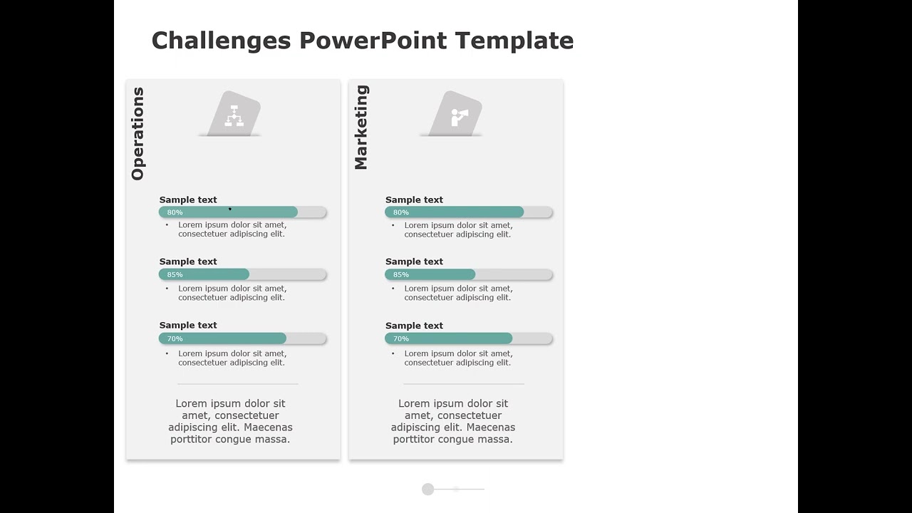 Animated Task completion status PowerPoint template | SlideUpLift