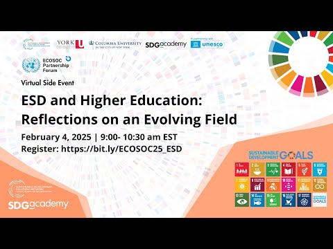 ESD and higher education: Reflections on an evolving field