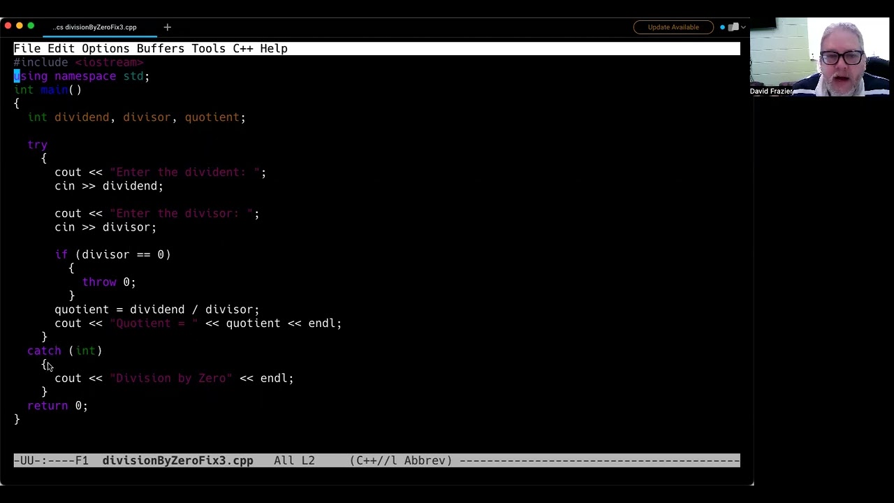 Exceptions And Operator Overloading