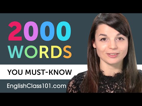 2000 Words Every English Beginner Must Know