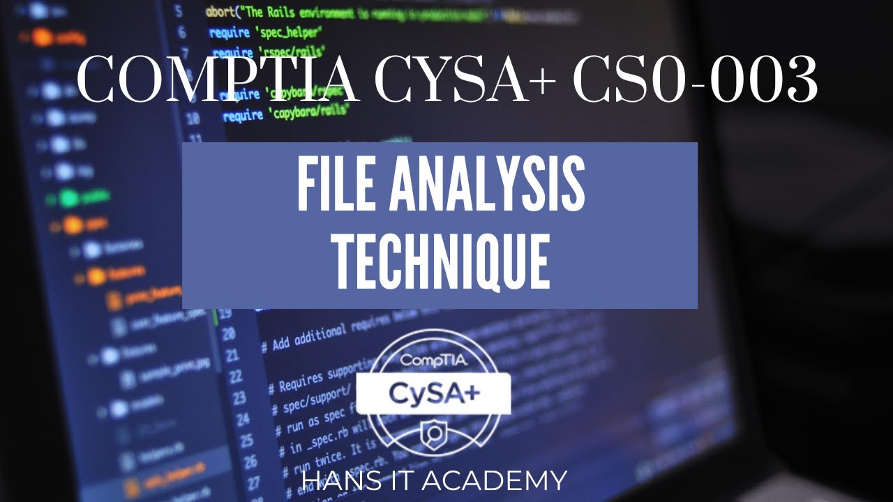 Hashing/File analysis - CompTIA CySA+ CS0-003 1.23