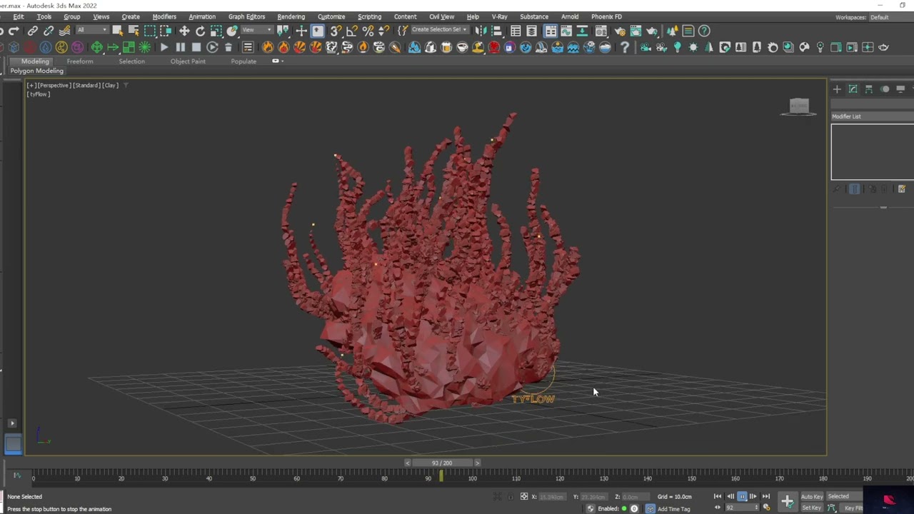 Growing Crystals with tyFlow: Tutorial in 3Ds Max 2022