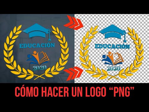 COMO HACER UN LOGO TRANSPARENTE PNG