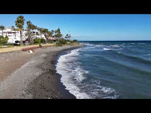 Drone Bliss: Spanish Waves Crashing 🌊 | Coastal Serenity