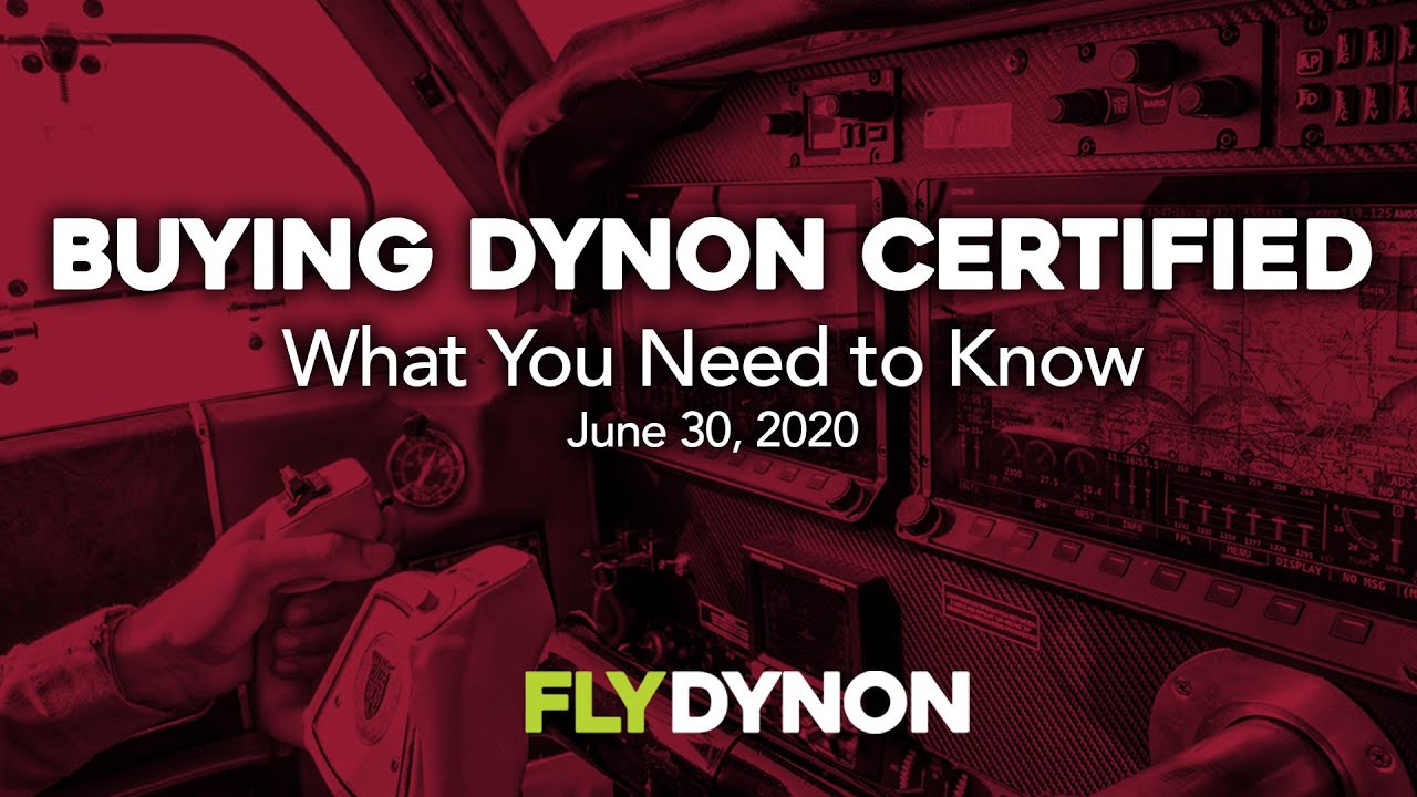 Buying Dynon Certified: What You Need to Know