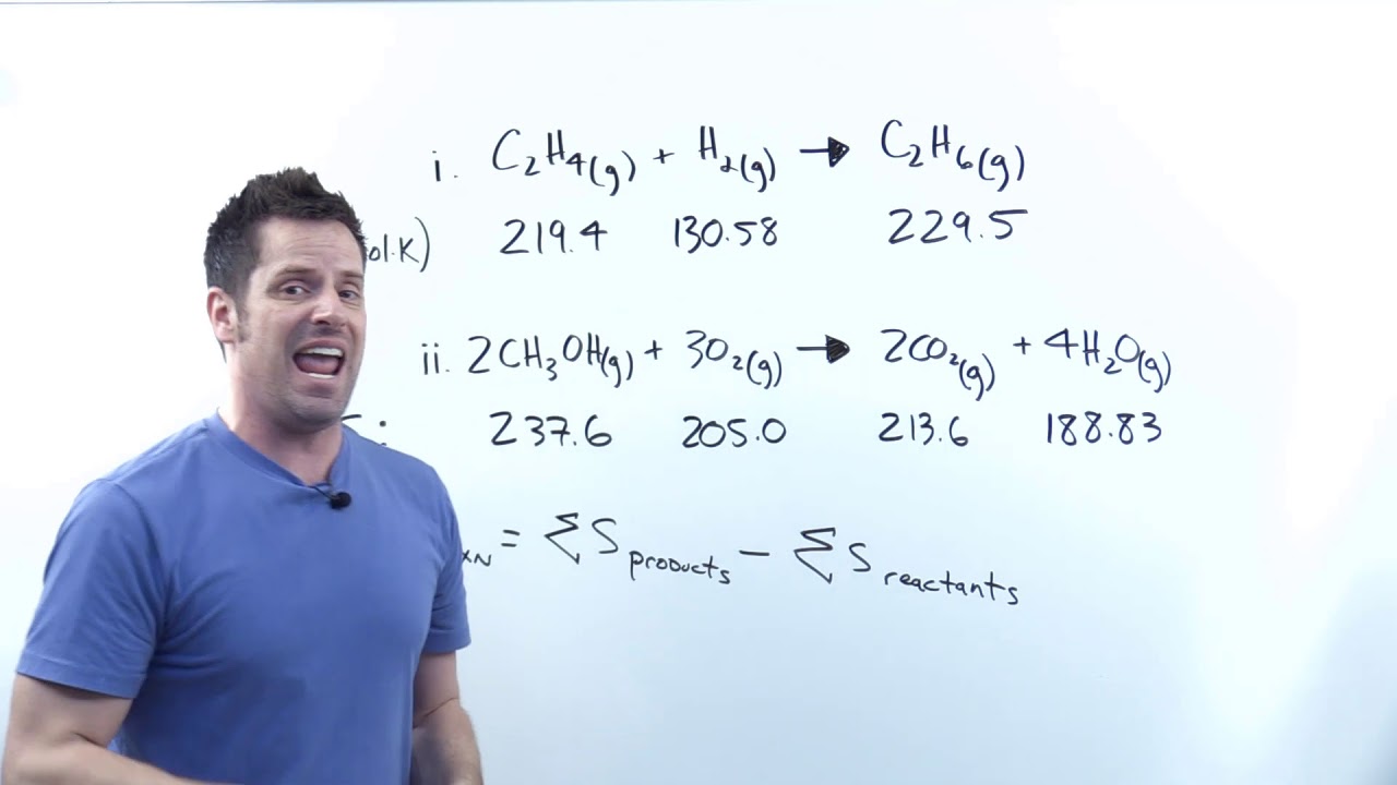 ΔS (Change in Entropy) Sample Problem: Chapter 19 – Part 10