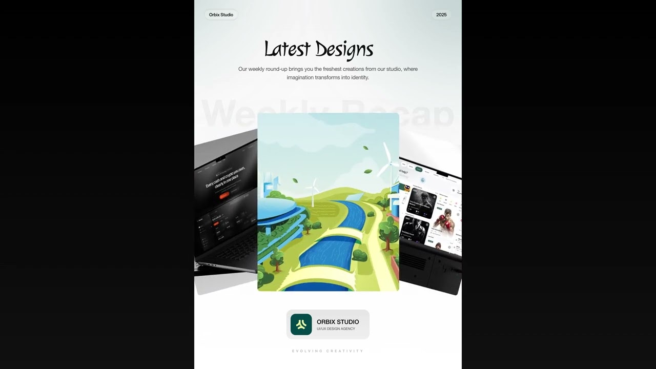 Weekly Recap | UIUX DESIGN | Orbix Studio