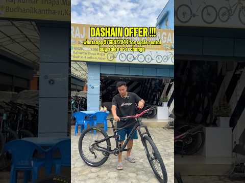 45k only Contact Rajkumar Thapa Magar For new cycle & rental tiktok I’d @rajkumarthapamagar1986