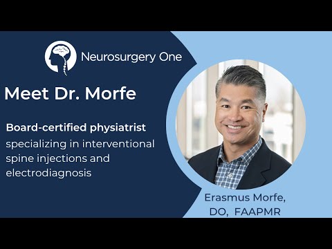 Meet Dr. Erasmus Morfe, Denver pain management specialist