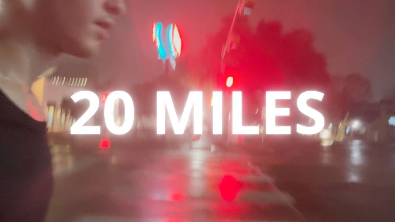 20 MILE WORKOUT | Road to Sub 4:00
