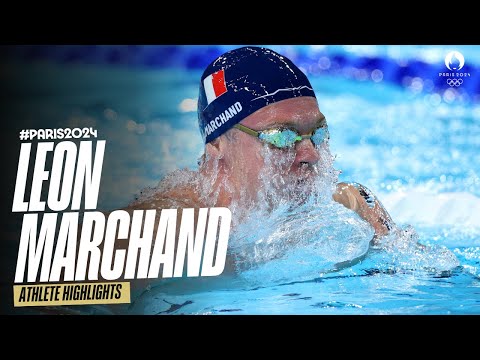 Leon Marchand becomes a French Legend! 🇫🇷😮💨 | Paris 2024